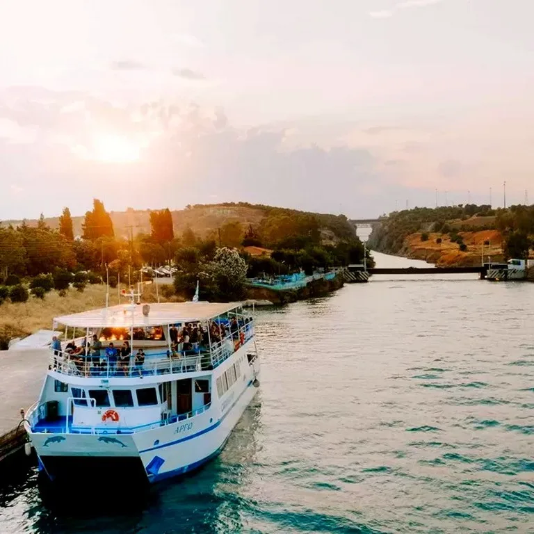The Corinth Canal Cruise And The Corinth Christian Tour